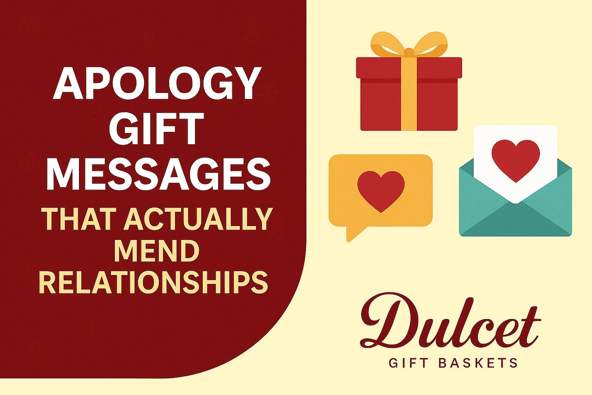 Apology Gift Messages That Actually Mend Relationships – Dulcet Gift ...