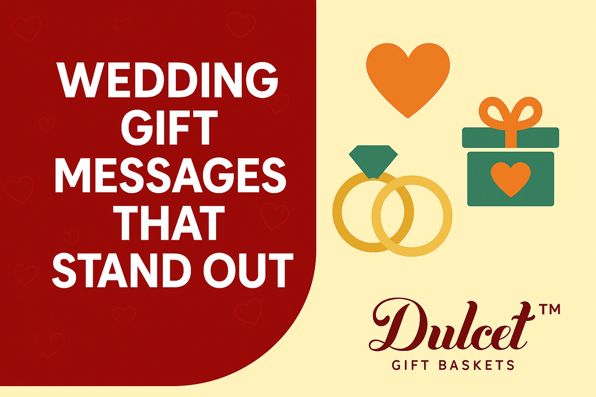 Wedding Gift Messages That Stand Out – Dulcet Gift Baskets